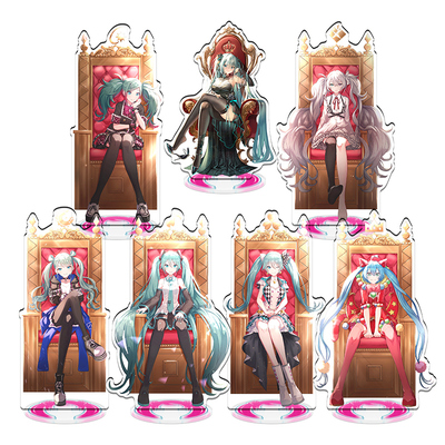 无缝夹层精雕Miku王座精品立牌