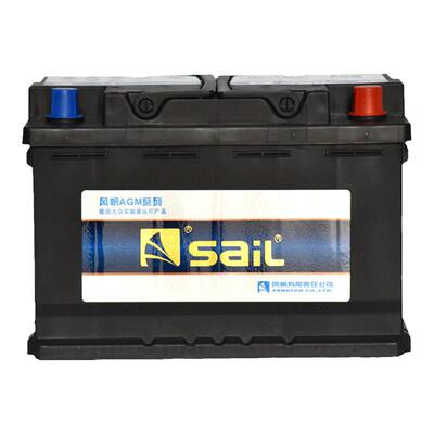 风帆蓄电池AGM启停电瓶12V92AH汽车铅酸免维护电池官方旗舰正品