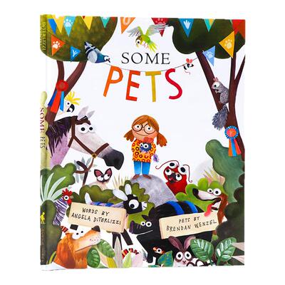 进口英文原版正版 有些宠物 Some Pets 凯迪克大奖作者Brendan Wenzel新作They All Saw a Cat 精装大开 动物启蒙 精美插画