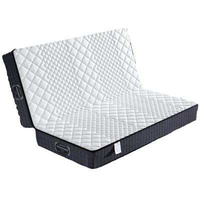 海马可折叠独立弹簧床垫2x2.2米