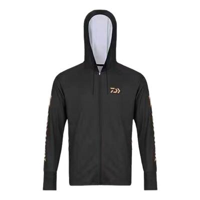 25款达亿瓦DAIWA防晒服DE-5025CS速干防晒舒适钓鱼服长袖连帽拉链