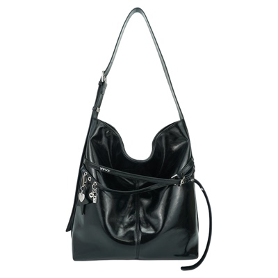 VFVF腋下水桶包原创金属感托特包