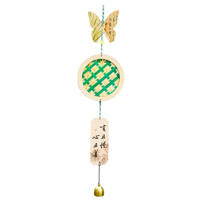 非遗竹编风铃挂件成品挂饰