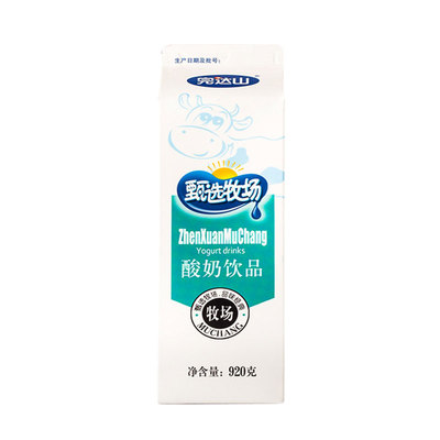 甄选原味酸奶饮品完达山