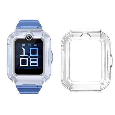 适用于华为儿童手表5新耀版钢化膜保护壳华为5新耀版新款印花哪吒保护套智能手表KTY-L10D高清保护膜硅胶套