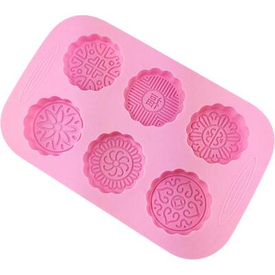 流心硅胶甜点手工皂蜡烛月饼模具