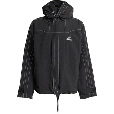 Adidas/阿迪达斯官方正品舒适春季新款男士梭织条纹外套JD5419