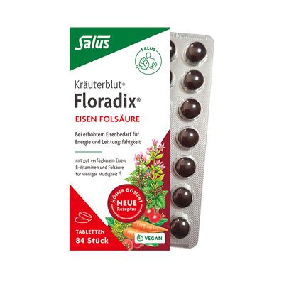 SALUS铁元红铁片叶酸片