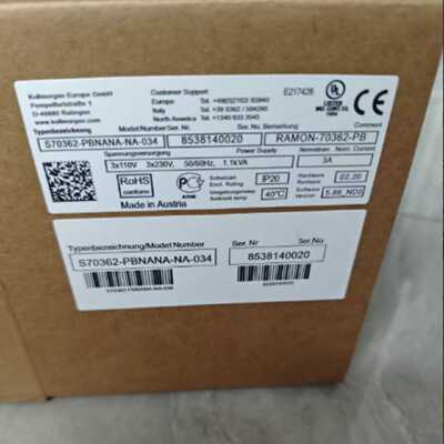 议价KOLLMORGEN 科尔摩根 驱动器S70362-PBNANA-NA-034