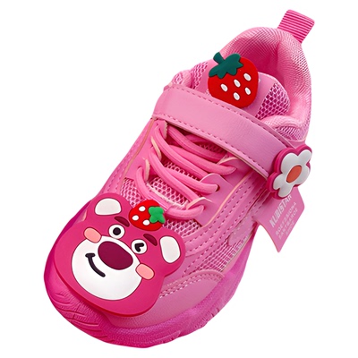 可爱卡通风女童时尚运动鞋春秋款