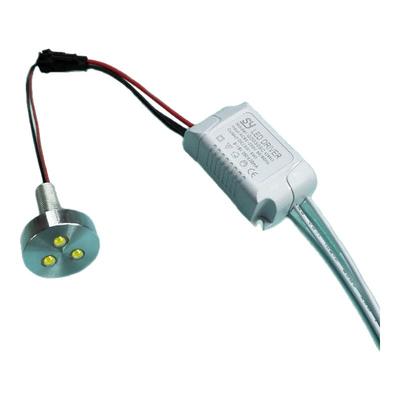 LED水晶灯过道配件3w点光源彩光