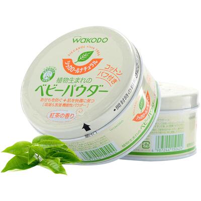日本和光堂婴幼儿爽身粉痱子2罐