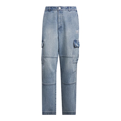 Adidas/阿迪达斯正品三叶草男士宽松复古街头风工装牛仔裤KS5980