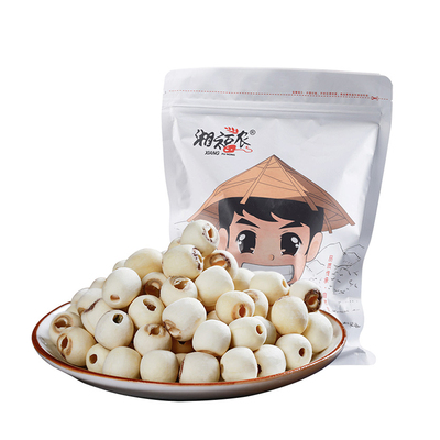 大粒特级人工挑选无硫磨皮湘莲子