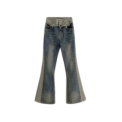 阔腿裤长裤常规牛仔2024春秋