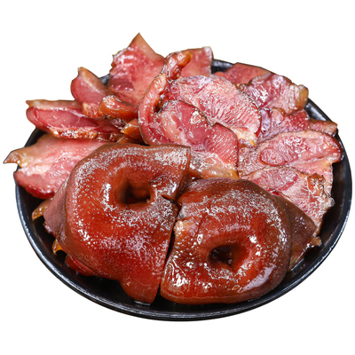 烟熏猪拱嘴肉质紧实烟熏浓郁下饭