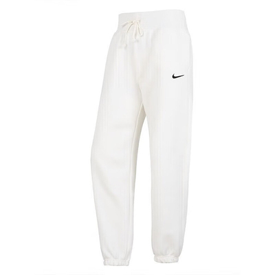 耐克束脚运动长裤针织女裤加绒裤