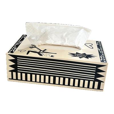 中古风亚克力磁吸纸巾盒