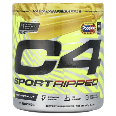 细胞肌能C4Ripped Sport锻炼前肌肉耐力肉碱训练健身帮助运动力