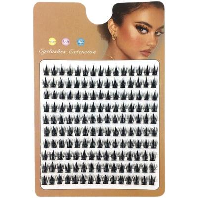 10排装大容量塔尖麦穗假睫毛