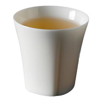 德化陶瓷羊脂玉中式纯白茶杯