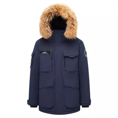 波司登大毛领极寒加厚东北鹅绒服