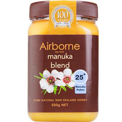 airborne艾尔邦尼蜂蜜养胃原瓶麦卢卡25+新西兰原装进口