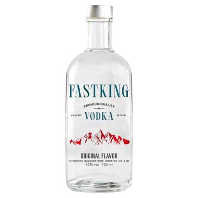 洋酒伏特加大瓶装风味酒Vodka酒吧鸡尾酒调酒基酒700ml国产正品