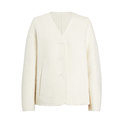 iammix27秋冬V领双面呢外套