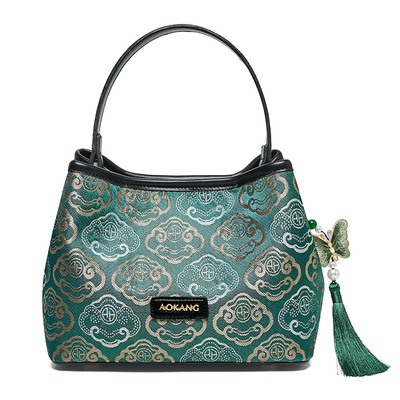 奥康手提包女款通勤单肩斜挎包