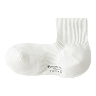 亲相见袜子女款纯棉抗菌中筒袜