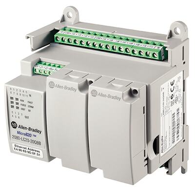 议价2080-LC20-20QBB罗克韦尔AB全新Micro820控制器2080LC2020QBB