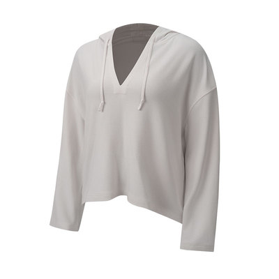 BeCalm 女士 V 领连帽衫丨lululemon丨LW3LK4S