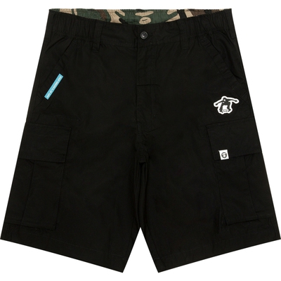Aape猿人徽章多口袋潮流休闲短裤
