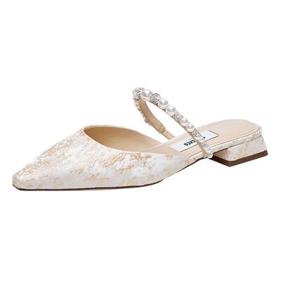 思加图琉光鞋仙女鞋穆勒拖鞋女鞋