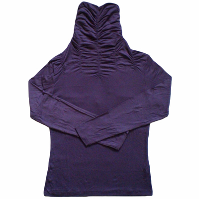 三枪时尚风木代尔抽褶舒适打底衫