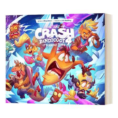 精装 英文原版 The Art of Crash Bandicoot 4 It's About Time 美版古惑狼4 时机已到 游戏设定集 英文版 进口英语原版书籍