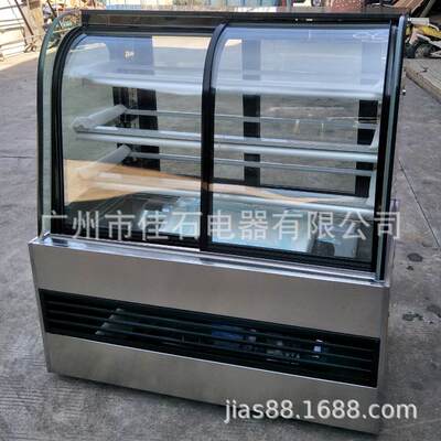 厂家供应 前后开门甜品柜 110V Cake refrigerated  蛋糕展示柜