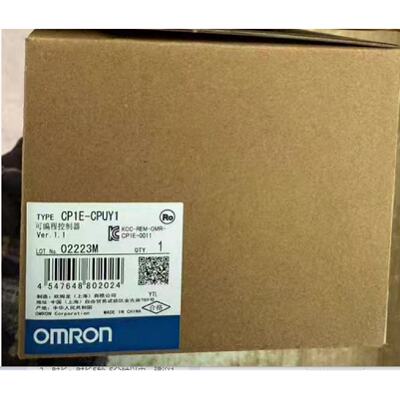 议价OMRONCP1E-CPUY1 原装模块现货正品 全新未开封