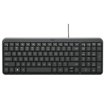 罗技K106即插即用有线办公键盘