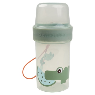 补货Little丹麦donebydeer FW25儿童外出便携食品级PP两用零食杯