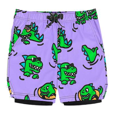 泡温泉泳裤男生双层防尴尬沙滩裤