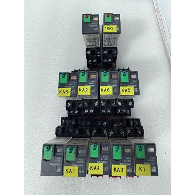 在线议价施耐德继电器RXM24VDC、RXM230VAC 底座RXZ