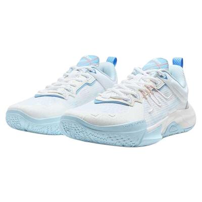 特步逆袭3代男篮球鞋2025夏新款减震网面透气篮球鞋975219120007