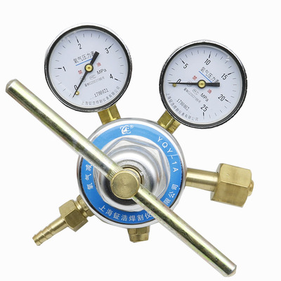 YQY-1A氧气减压器大流量大阀体调压器压力表调压阀气体稳压上海