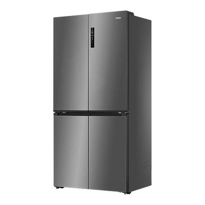 海尔冰箱以旧换新补贴超薄零嵌入式十字四门516L大容量家用小红花