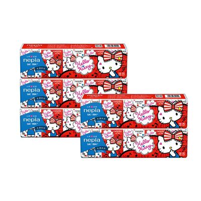 妮飘hello kitty手帕纸凯蒂印花3层卡通可爱小包便携装纸巾餐巾纸