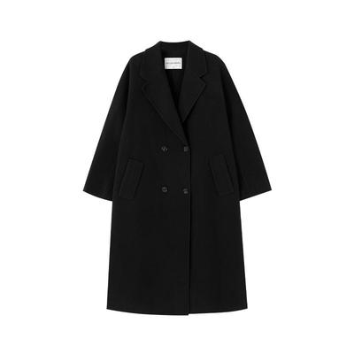 金和百瑞双面羊毛大衣气质经典