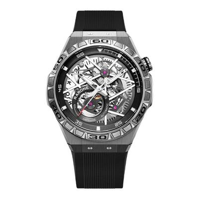 Rarone雷诺双子星Y自动机械男表