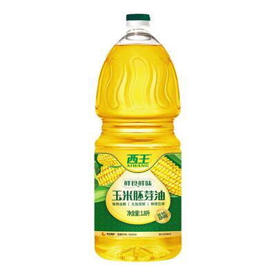 西王 玉米胚芽油1.8L 非转基因物理压榨炒菜家用烹饪食用油